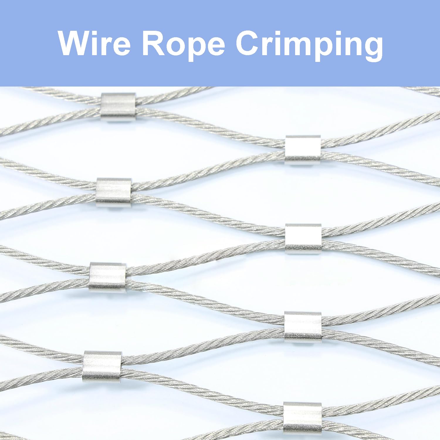 Snapklik.com : 250Pcs 1/16"Cable Crimp Sleeves, Aluminum Wire Rope ...