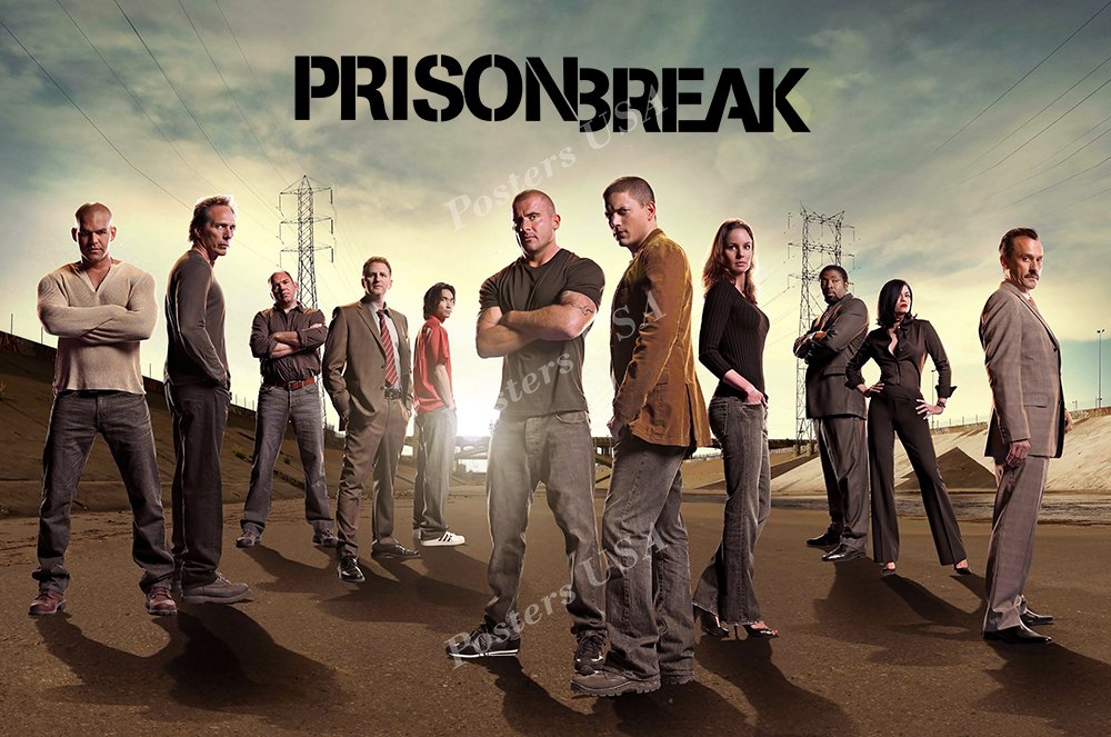 Amazon.com: Posters USA - Prison Break TV Series Show Poster GLOSSY ...