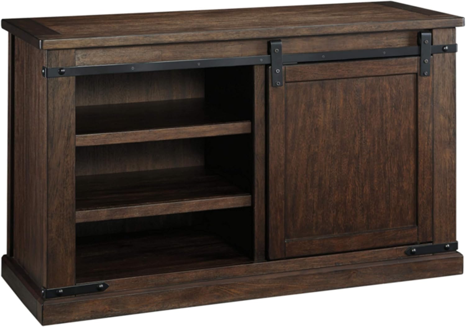 Amazon.com: Signature Design by Ashley Budmore Farmhouse TV Stand Fits ...