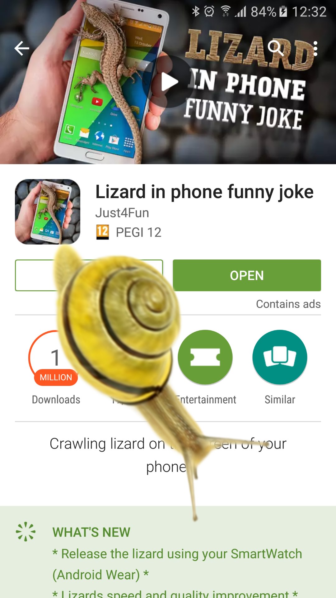 Snail in Phone best joke - App on Amazon Appstore