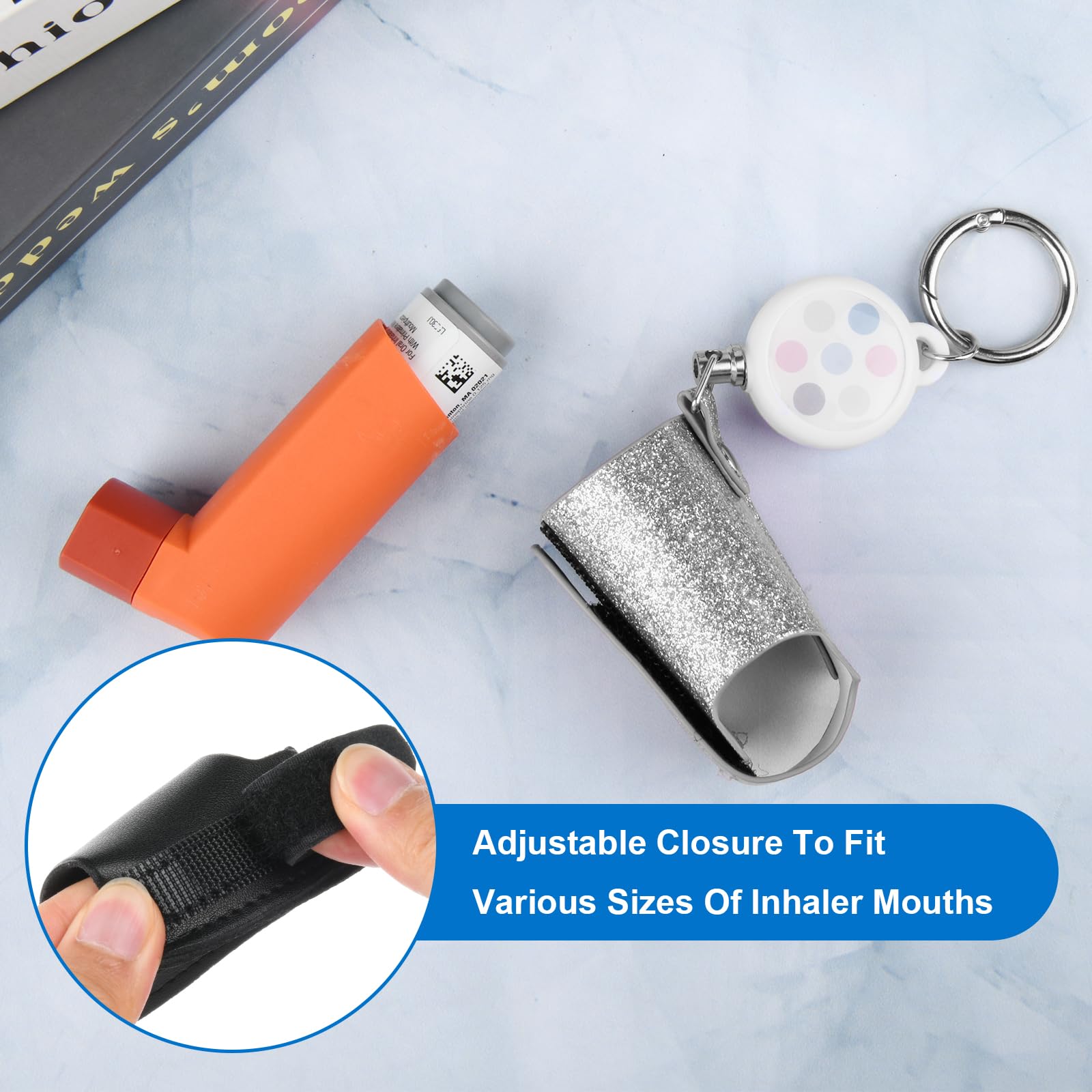 Snapklik.com : Beautyflier Asthma Inhaler Holder Keychain Retractable ...