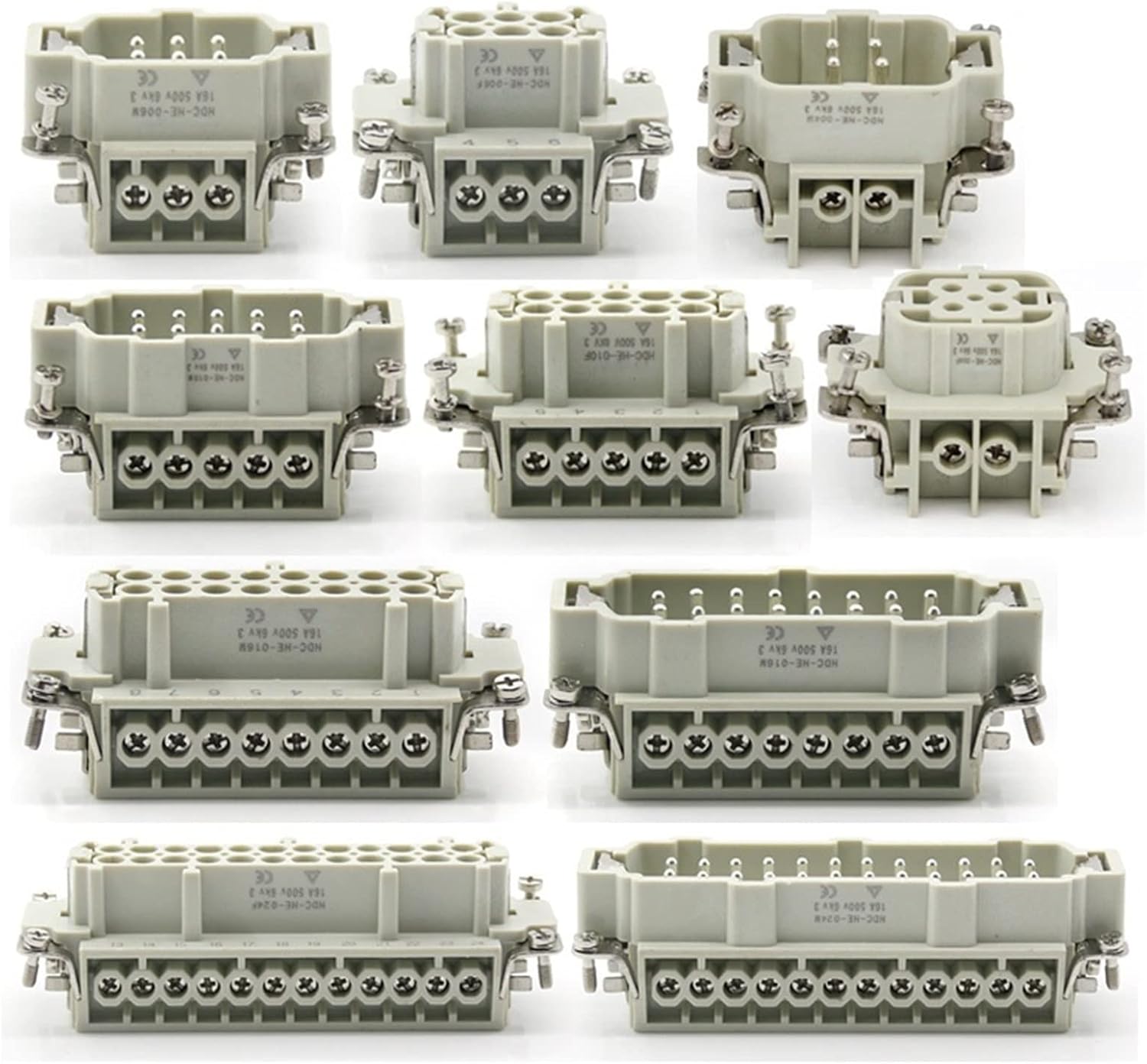 Amazon.com: SOYEN 1pcs 4/6/10/16/24 core Heavy-Duty Connector HDC-HE ...