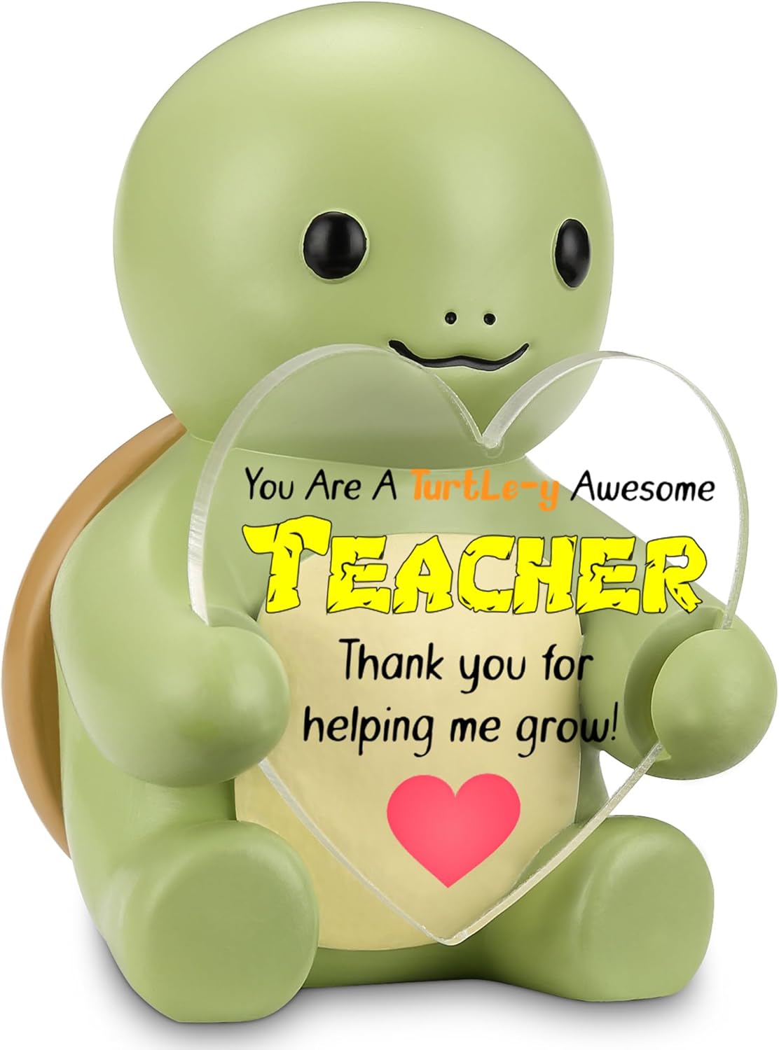 Amazon.com: Turtle Figurine for Teacher, You're Turtle-y Awesome ...