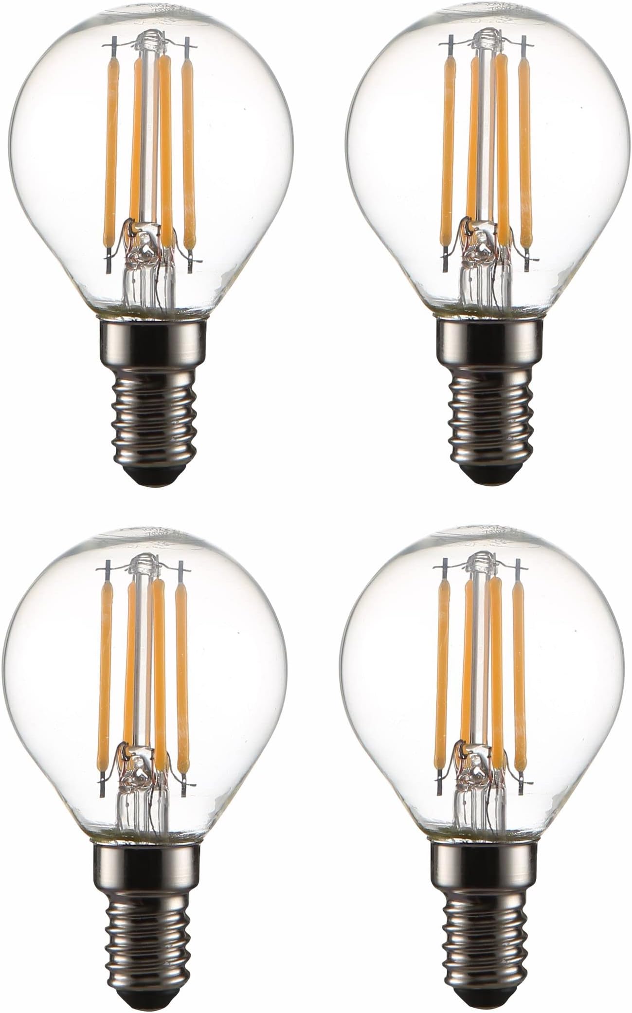 TEKLED® P45 Filament Vintage DIMMABLE LED Bulbs | E14 Small Edison ...