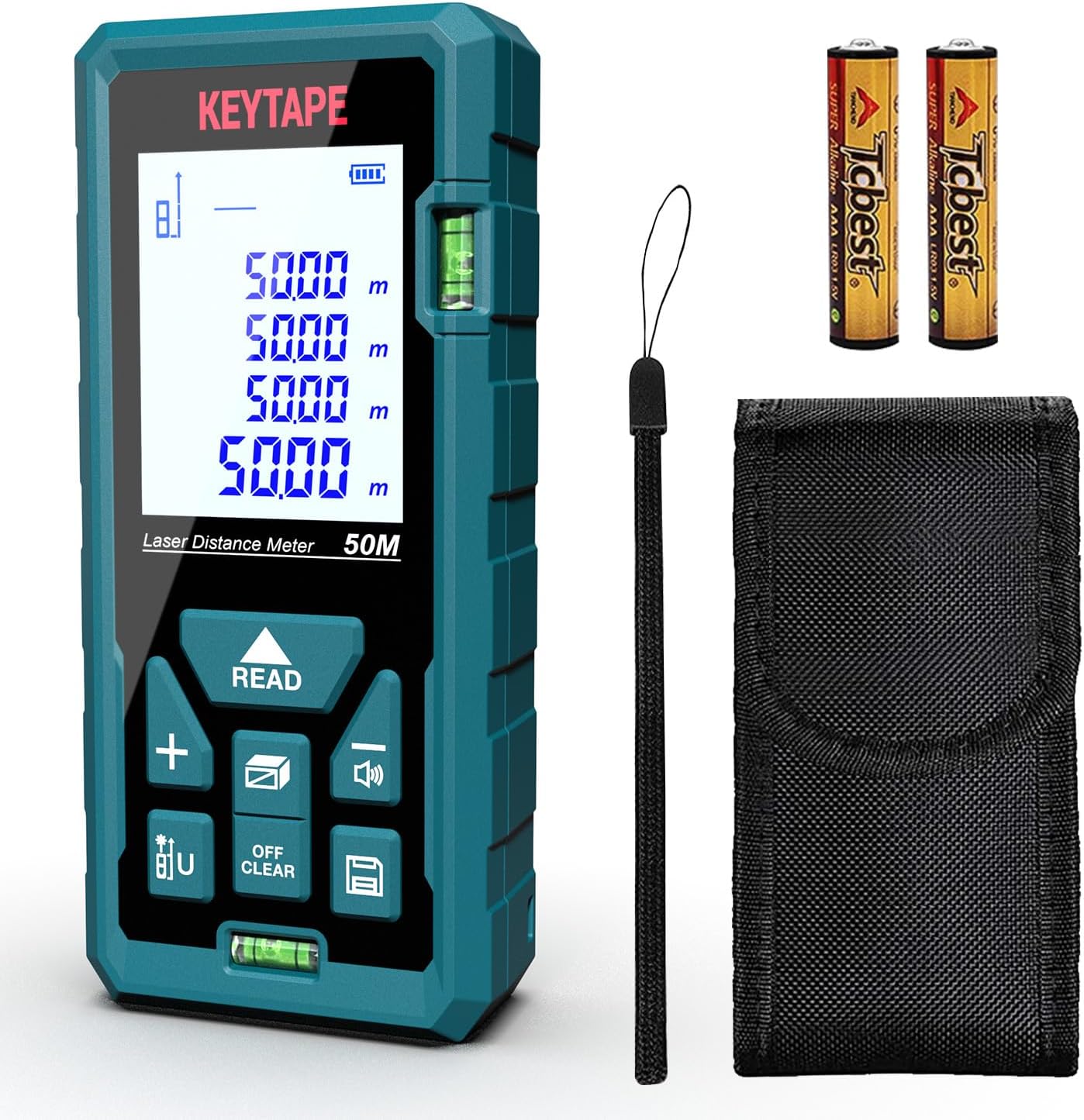 Distance Measuring Laser 165ft KEYTAPE Multifunction Measure Laser ...