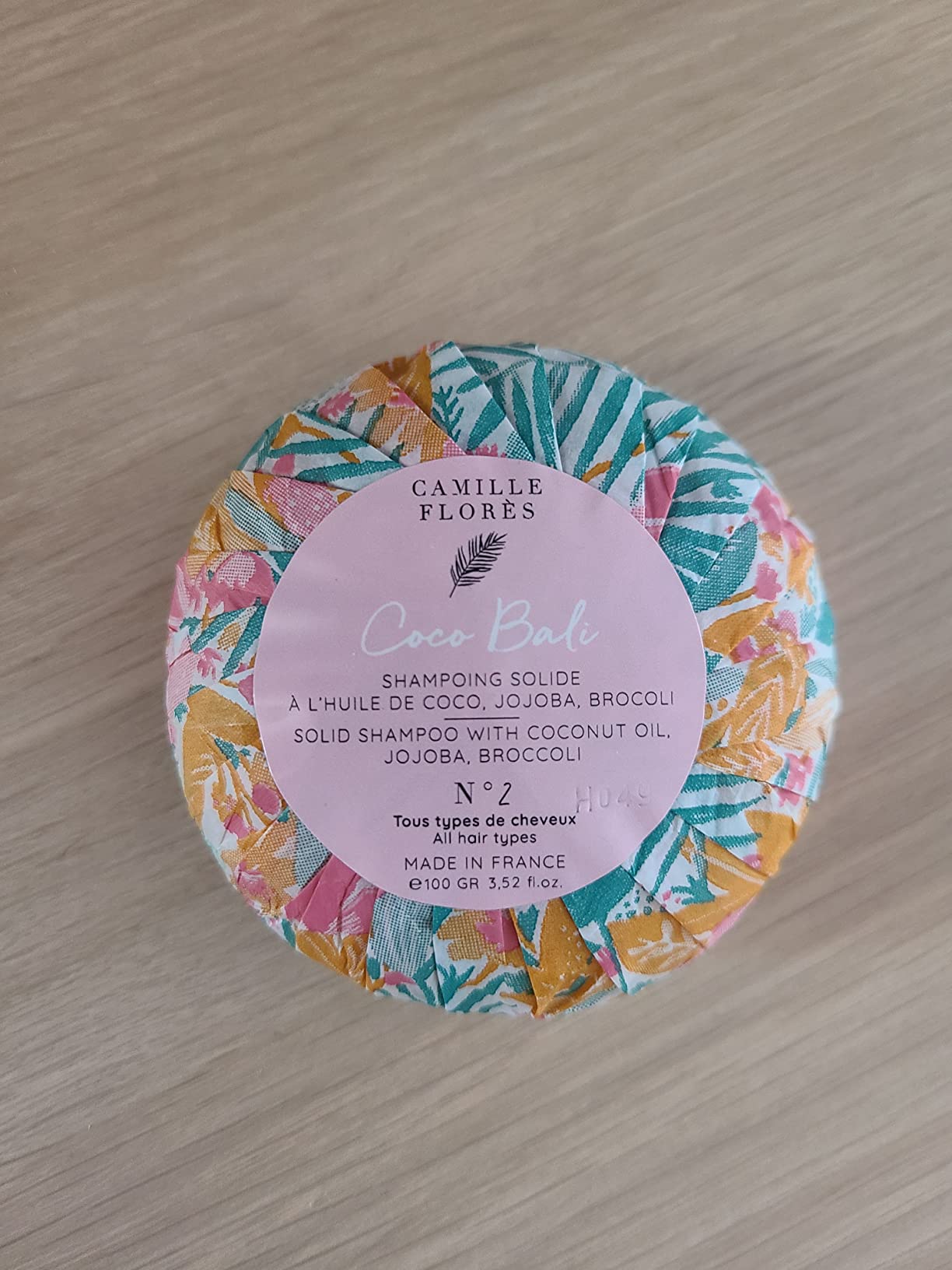CAMILLE FLORES COCO BALI Shampoing Solide Noix de Coco | Pour des ...