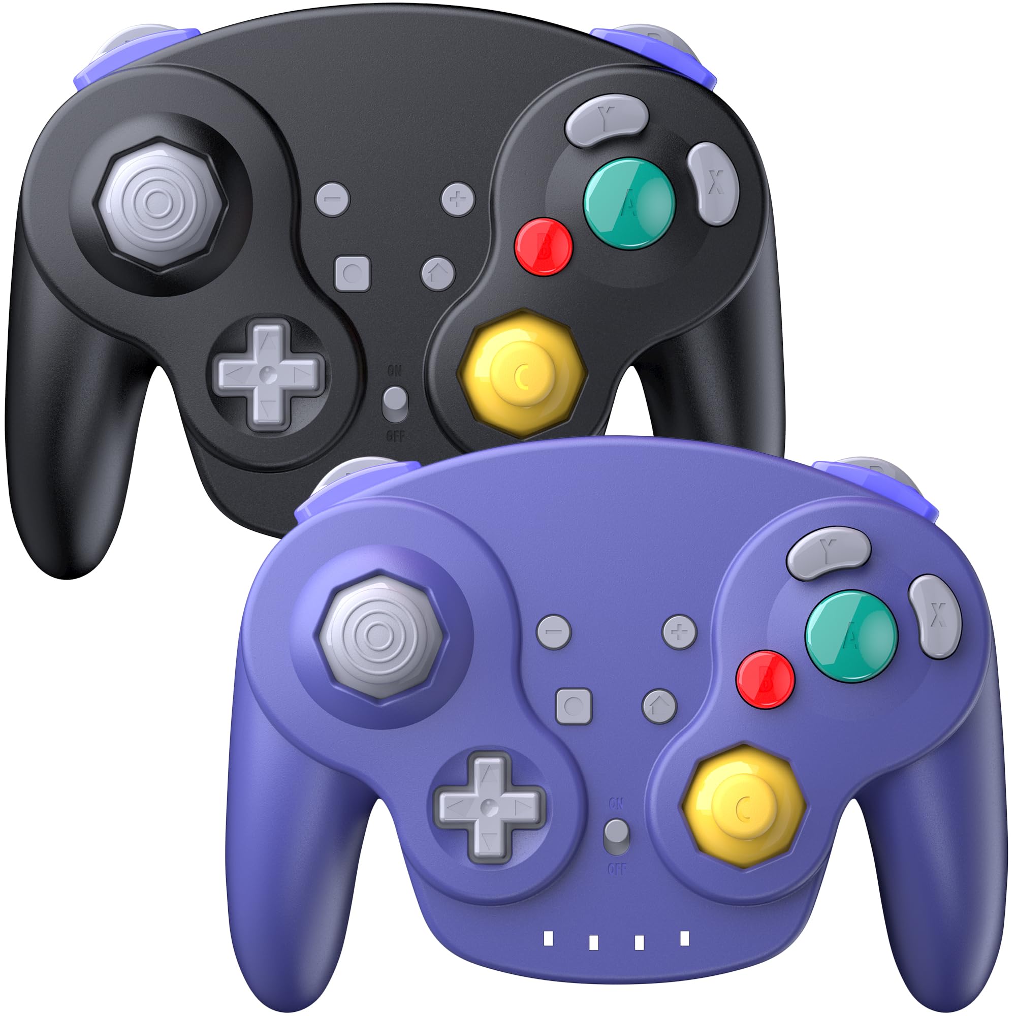 2 Pack Wireless GameCube Style Controller for Switch2 / Lite/Switch ...