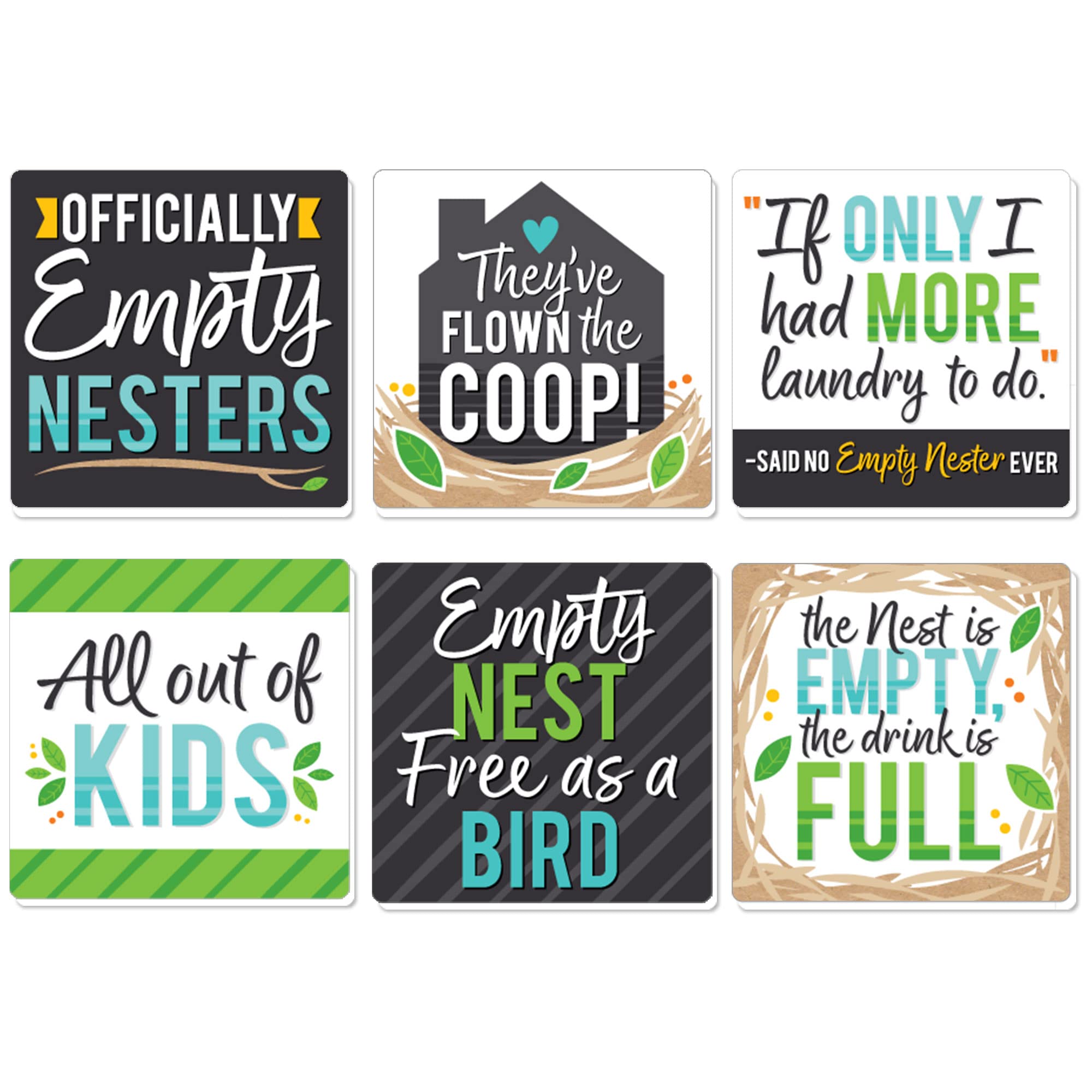 Amazon.com: Big Dot of Happiness Empty Nesters - Funny Empty Nest Party ...