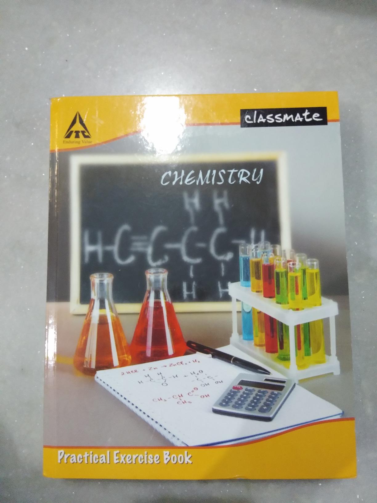 Classmate PRACTICAL BOOK - CHEMISTRY - 280 X 220 mm, 172 Pages, Single ...