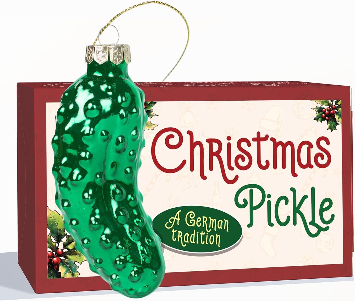 Amazon.com: German Christmas Pickle Ornament Tradition - Pickle ...