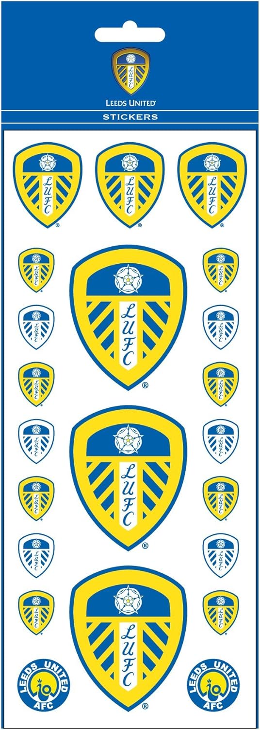 Football Stickers for Children, Kids, Toddlers, Adults - Leeds United ...