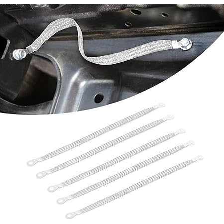 Amazon.com: Automotive Engine Grounding Strap Flexible Bare Copper ...