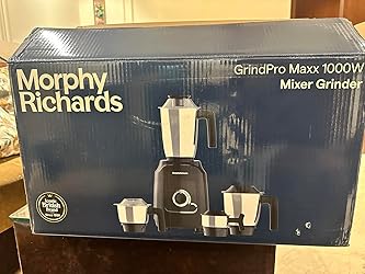 Buy Morphy Richards Grindpro Maxx 4 Jar 1000W Mixer Grinder, Black ...