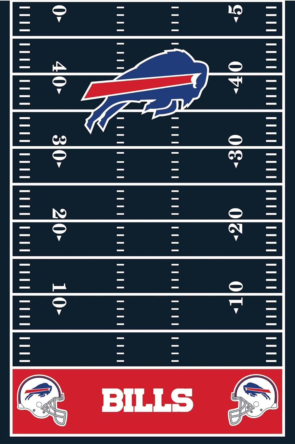 Amazon.com: Buffalo Bills Ultimate Fan Tablecover - 54" x 96" (1 Piece ...