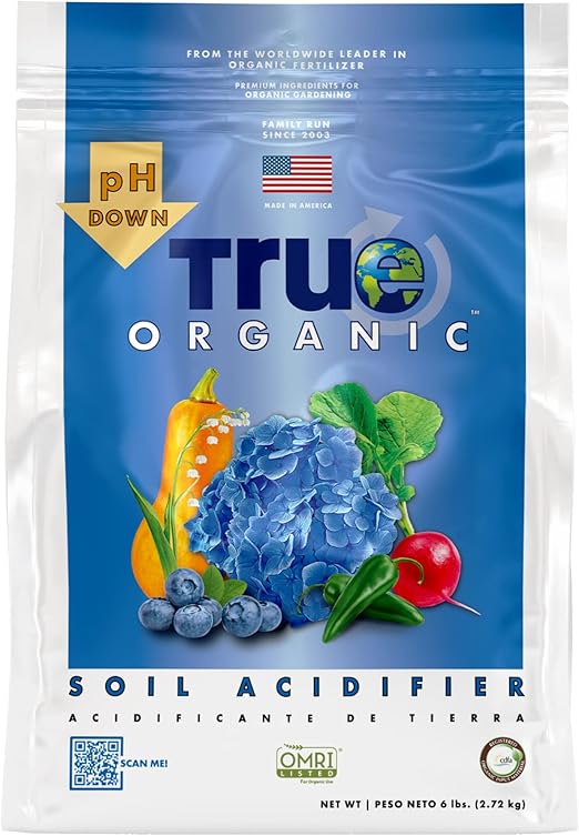 Amazon.com : True Organic Soil Acidifier, pH Down 6 lbs - CDFA, OMRI ...
