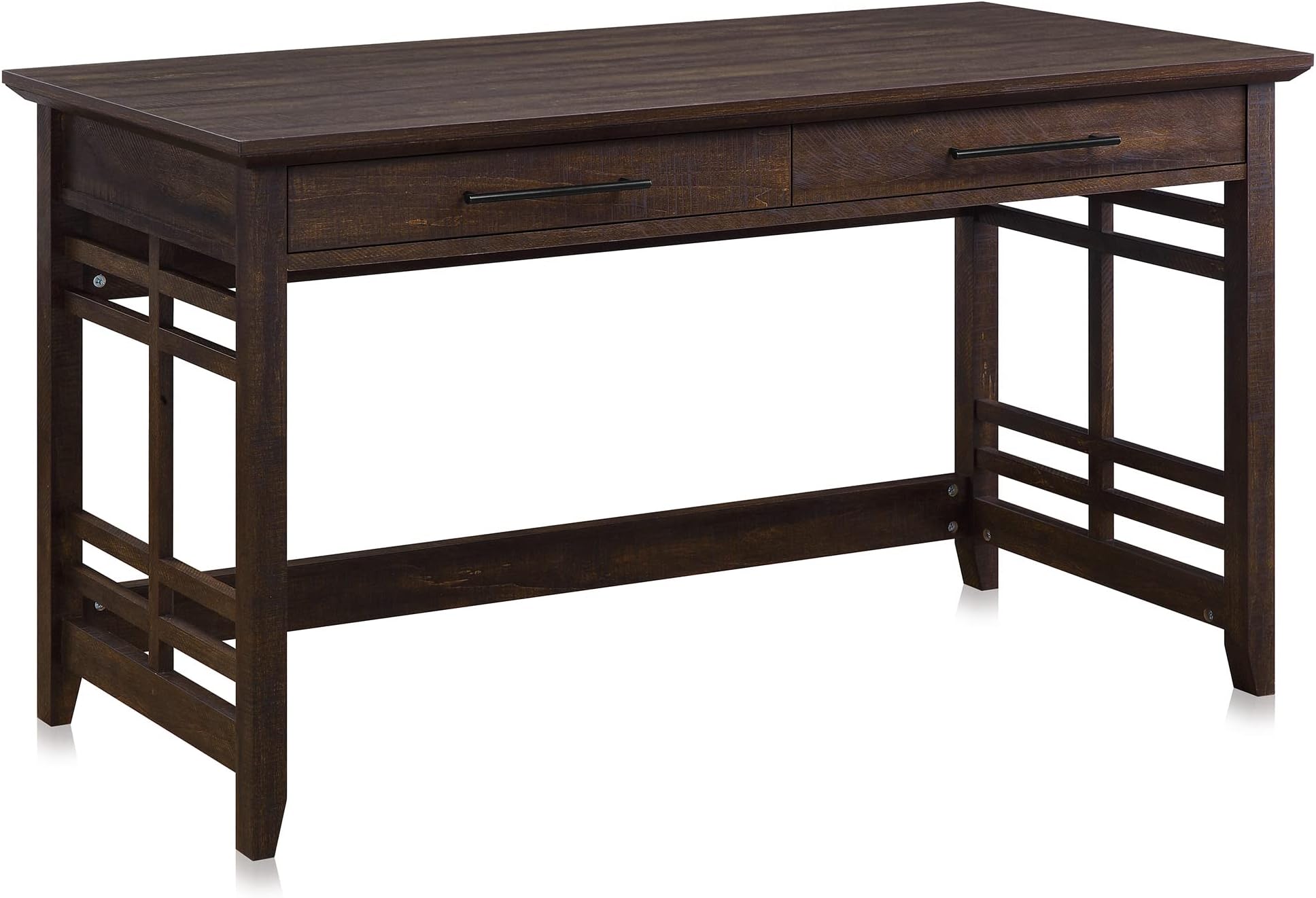 Amazon.com: SIMPLIHOME Hollander SOLID WOOD 60 inch Wide Home Office ...