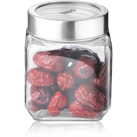 Buy Treo by Milton Cube Storage Jar, 800 ml, Set of 6,Transparent | BPA ...