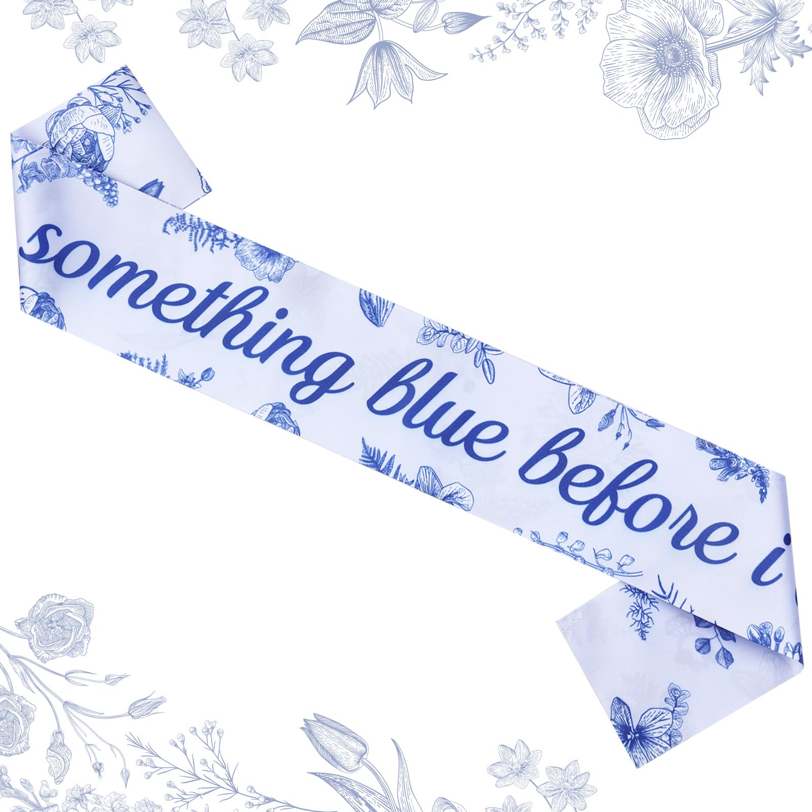 Amazon.com: Wonmelody Something Blue Before I Do Bridal Shower Decor ...