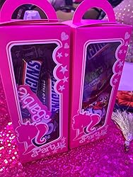 Amazon.com: XIAMOOR 16 Pack Hot Pink Girl Party Favor Boxes Princess ...