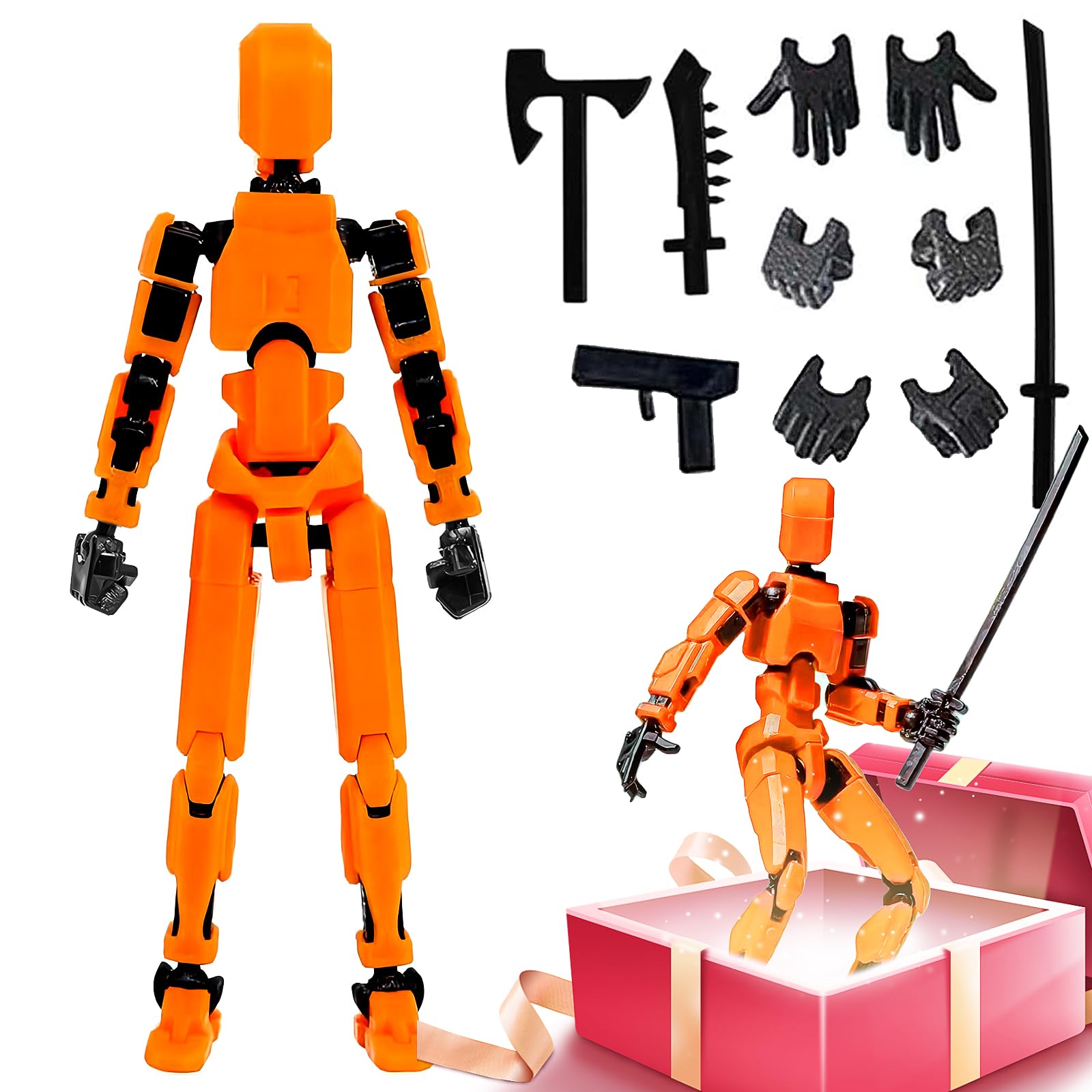 Action Figure Set, Titan 13 Robot Action Figure 3D Printed robo 13 ...