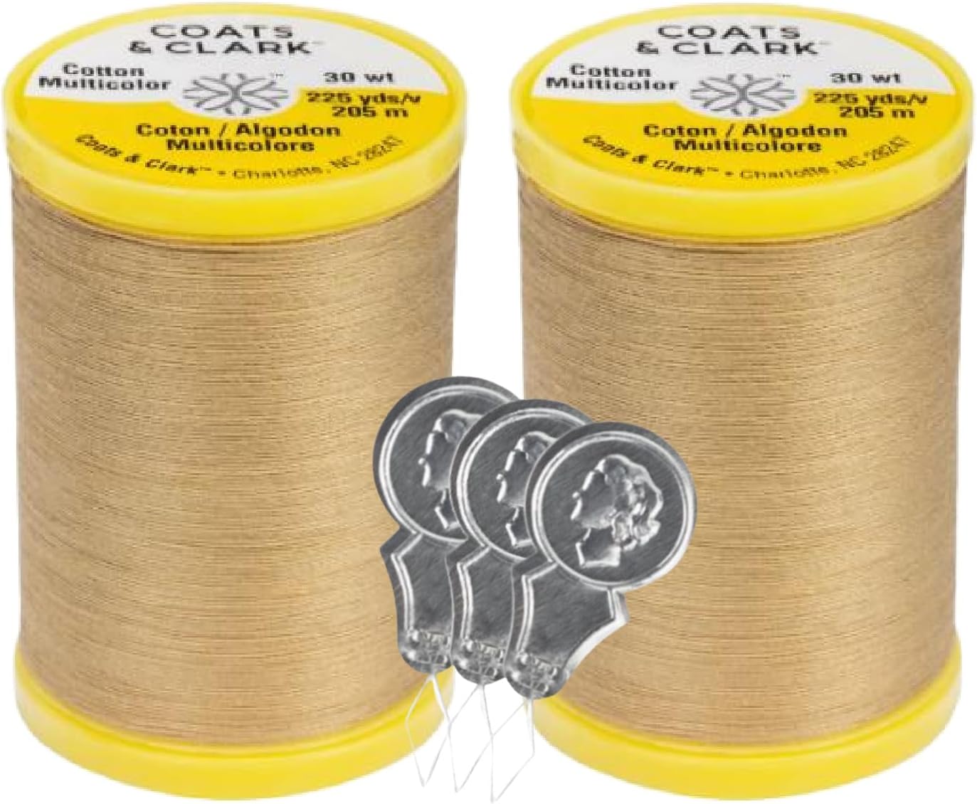 Amazon.com: Coats & Clark Cotton All Purpose Sewing Thread 100% ...
