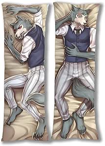 Amazon.com: Zaferinco Furry Soft Legoshi Body Pillow Cover Anime ...
