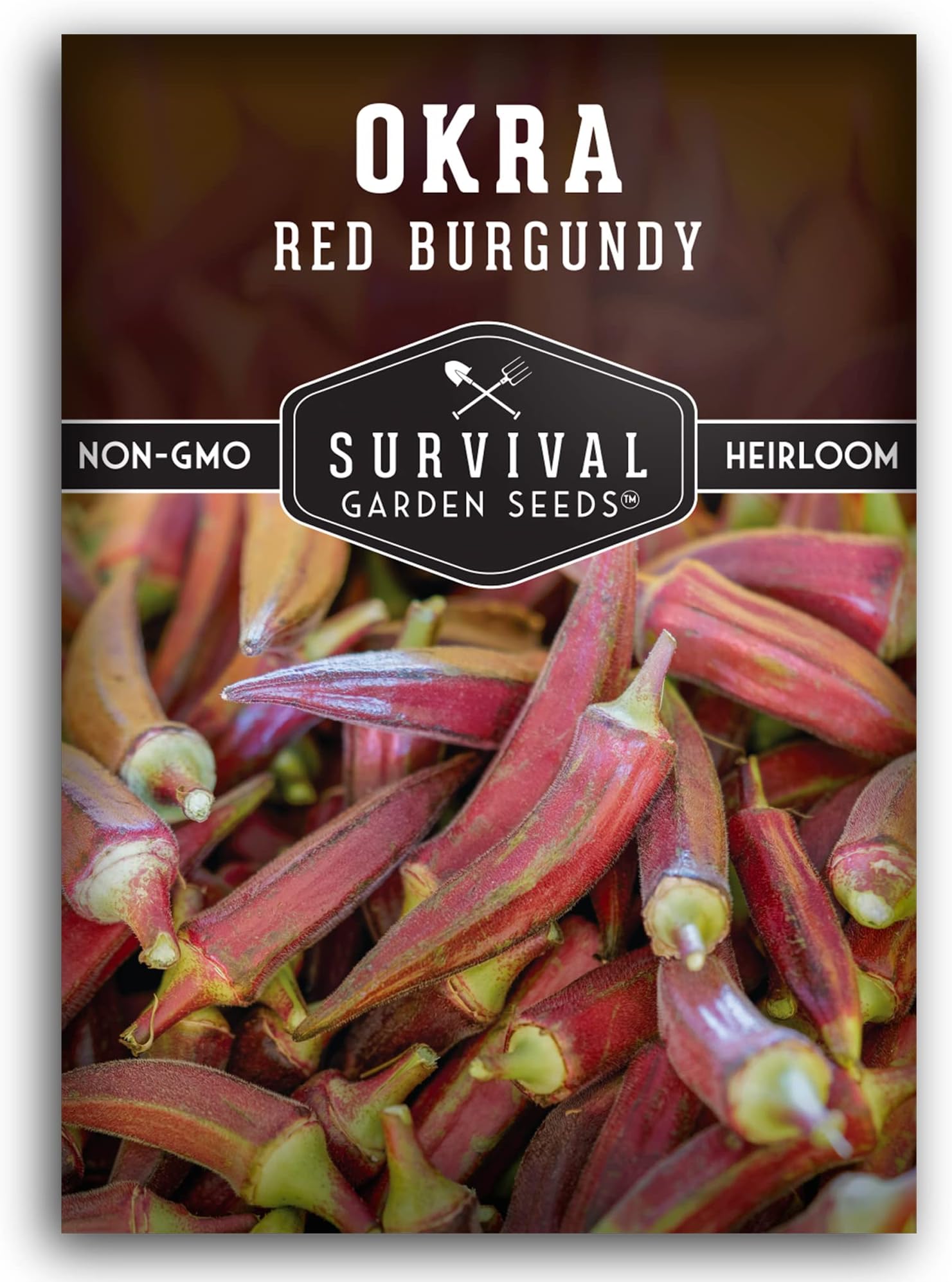 Amazon.com : Angola Prison Okra - 50 Seeds - Rare Heirloom Okra Variety ...
