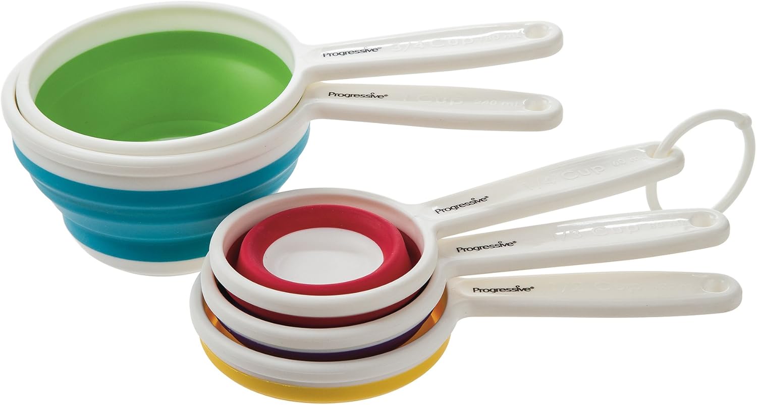 Progressive Prepworks by Collapsible Measuring Cups - Set of 5, Space ...