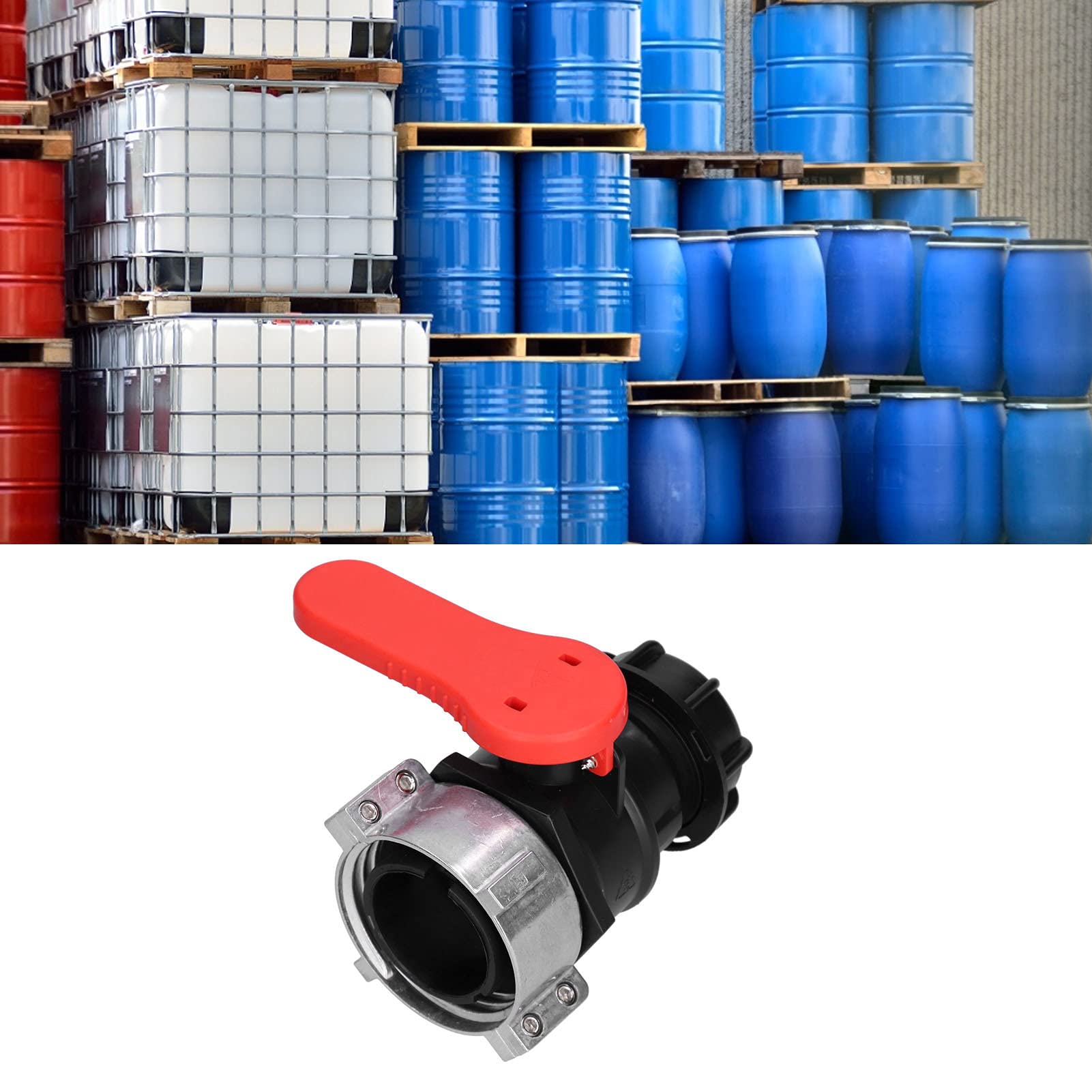 Snapklik.com : Ibc Adapter Ball Valve, Tank Replacement Drain Hose ...