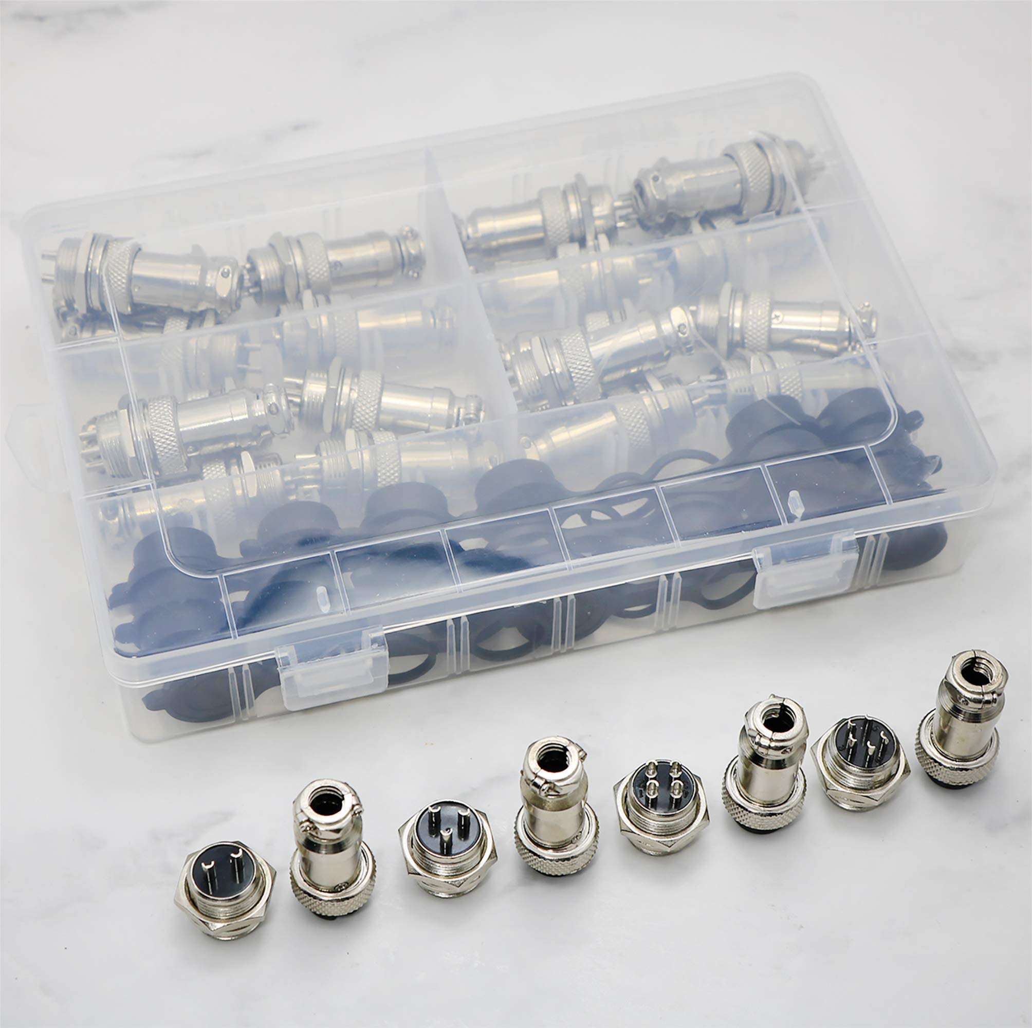 Buy Aviation Connector, GX16 2 Pin/ 3 Pin/ 4 Pin/ 5 Pin 16mm Thread ...