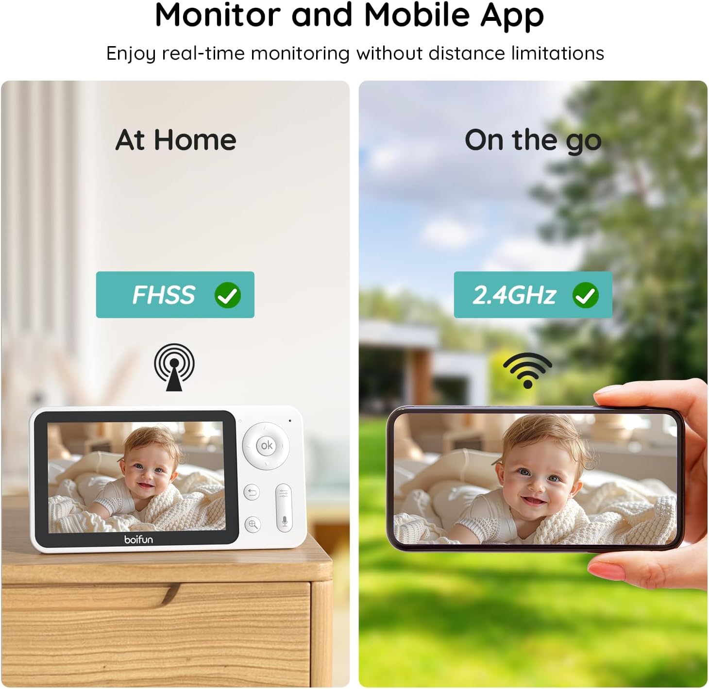 BOIFUN Smart WiFi Baby Monitor Instruction Manual