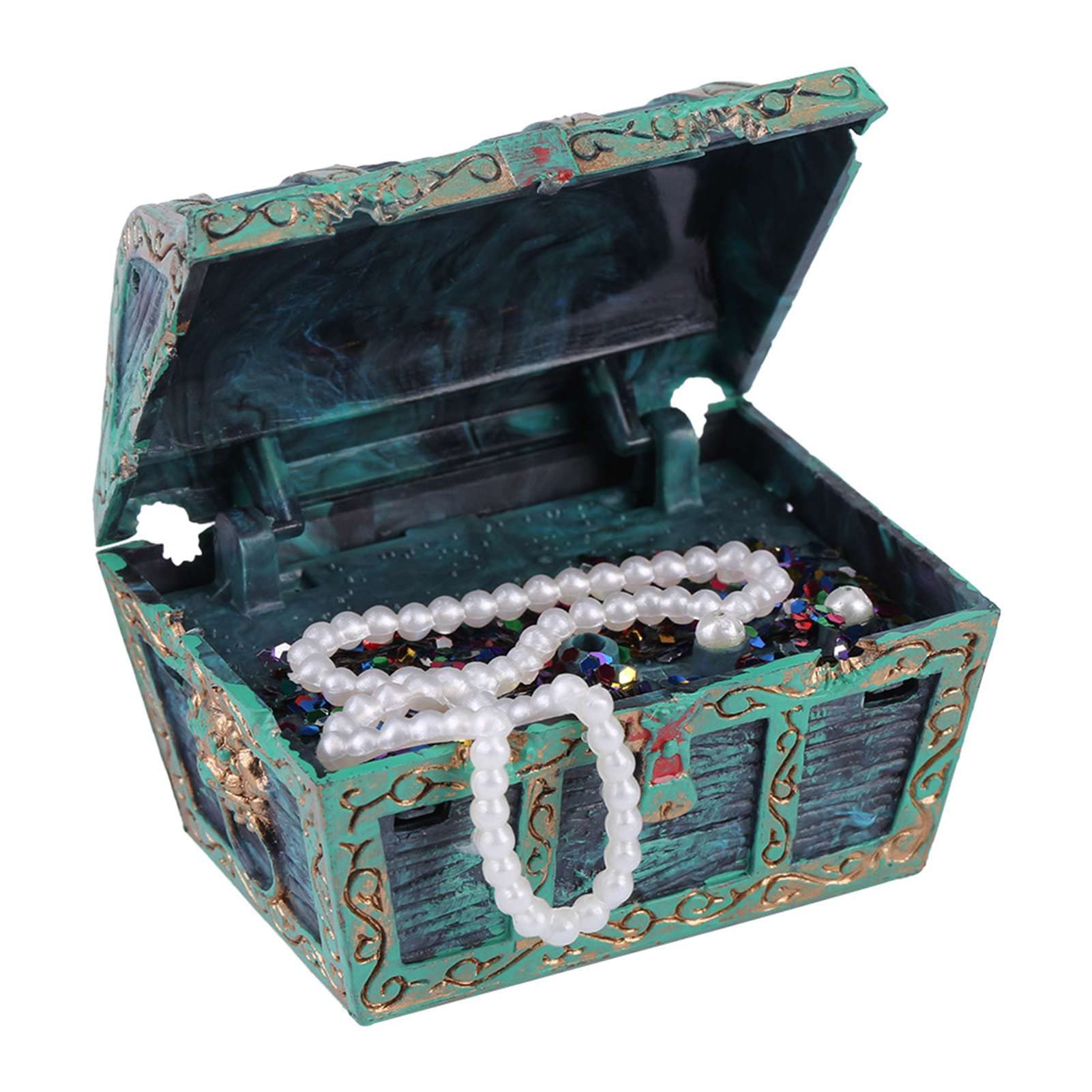 Snapklik.com : Equlup Fish Tank Decorations Aquarium Decor Treasure ...
