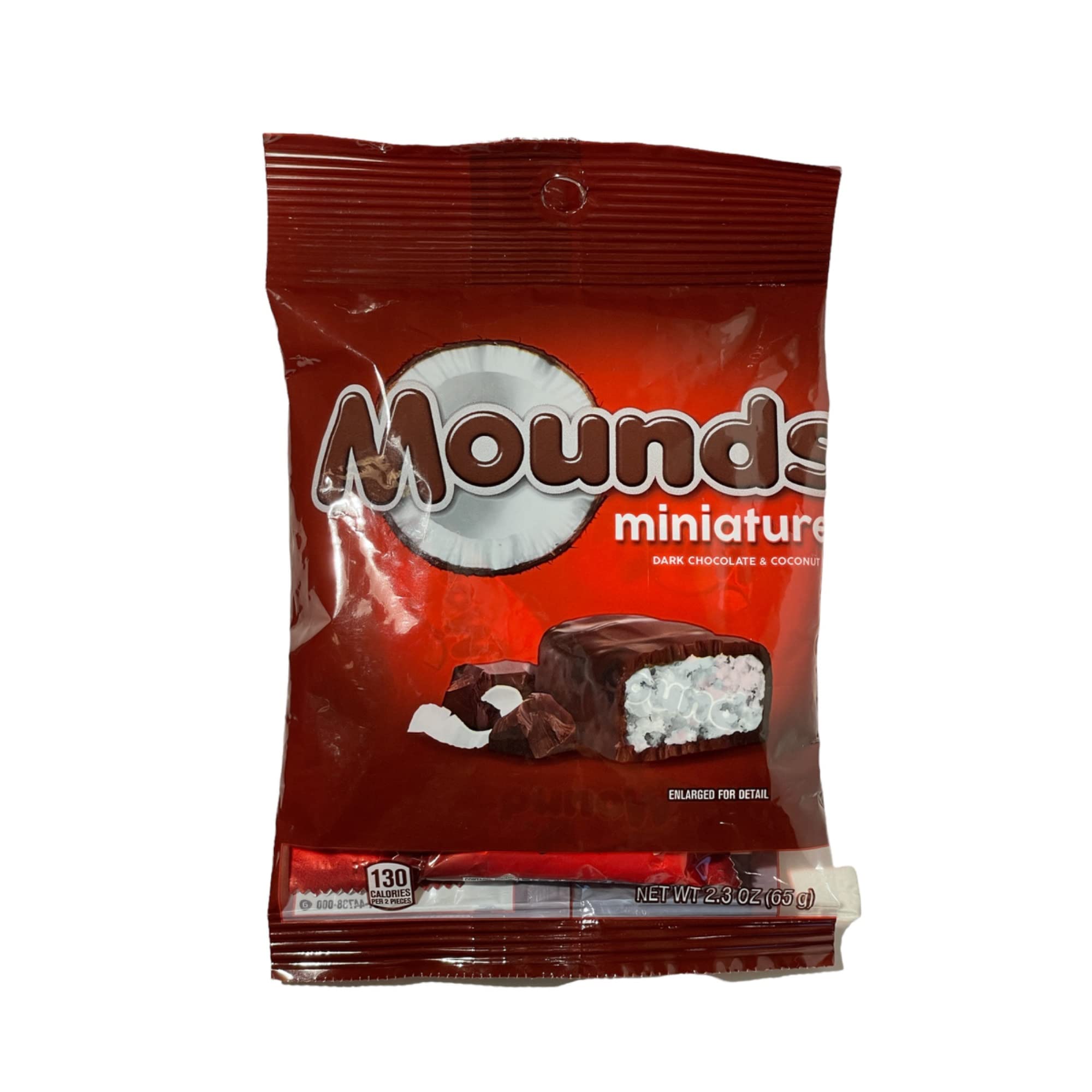 Amazon.com: Mounds Miniature Dark Chocolate & Coconut Candy, NET WT. 2. ...