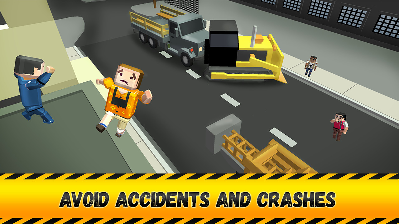 Construction City: Blocky Building Prison Game | Police Station ...