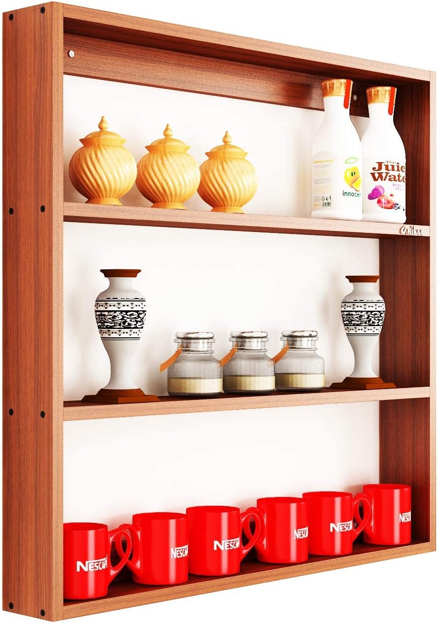 Dime Store Wooden Kitchen Shelf Racks Wall Shelf Rack for Kitchen ...