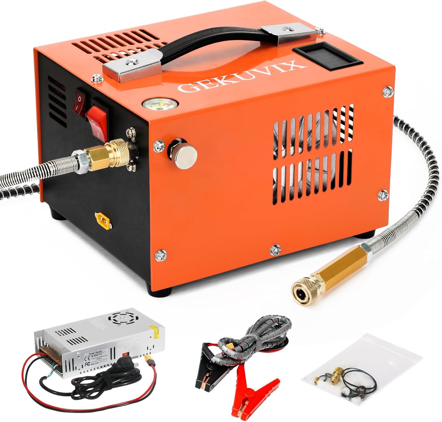 Amazon.com: PCP Air Compressor 4500Psi/30Mpa Water/Oil Free PCP Air ...