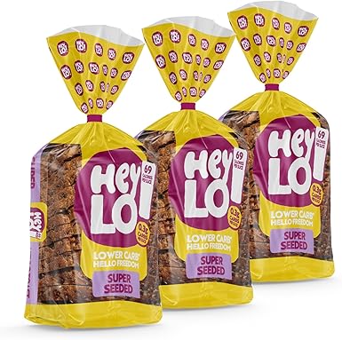 Heylo Seeded Keto Bread - 0.3g Carbs, 7.7g Protein | Low Carb Bread ...