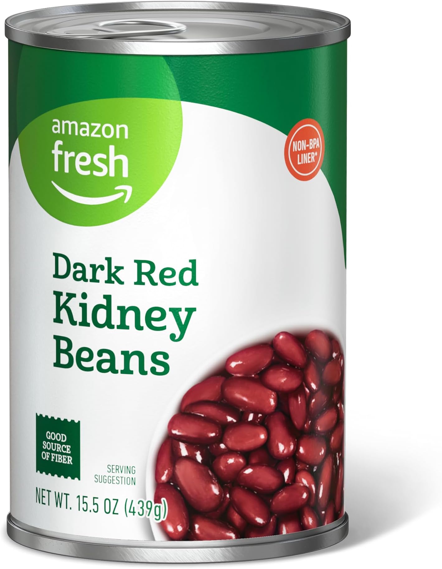 Amazon.com : Amazon Fresh, Canned Dark Red Kidney Beans, 15.5 Oz ...