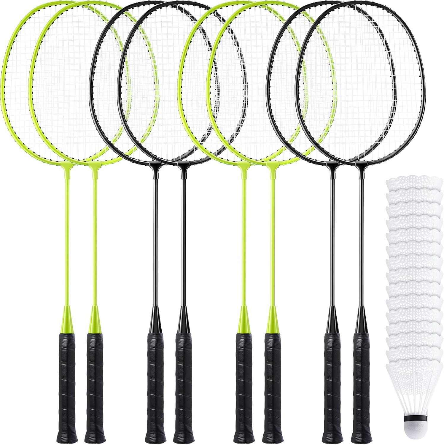 Woanger 8 Packs Badminton Rackets Set with 12 Nepal | Ubuy