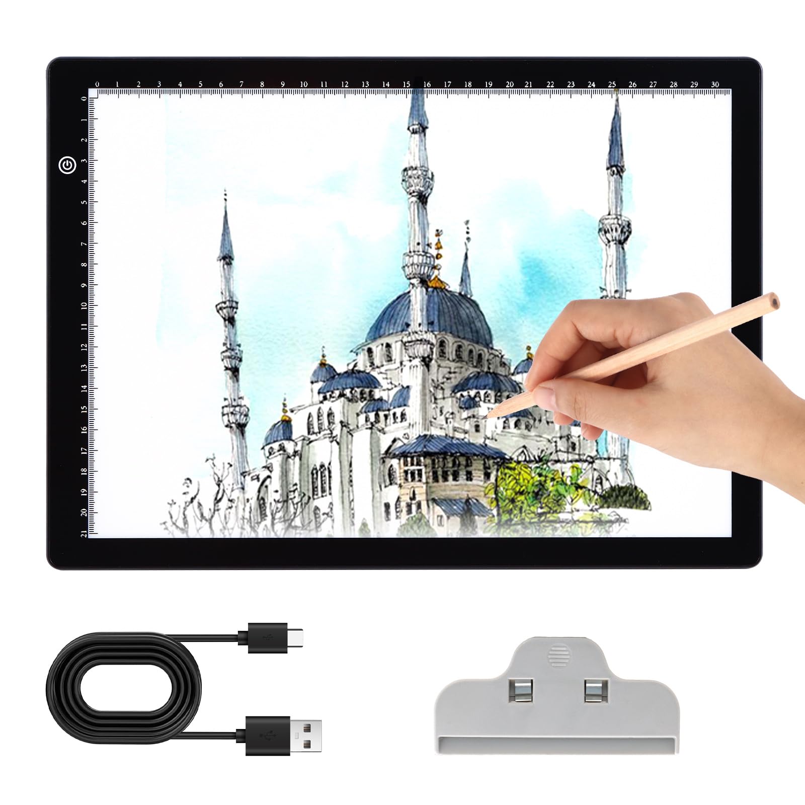 A4 Light Pad - Diamond Painting Light Board, 3 Levels Adjustable ...