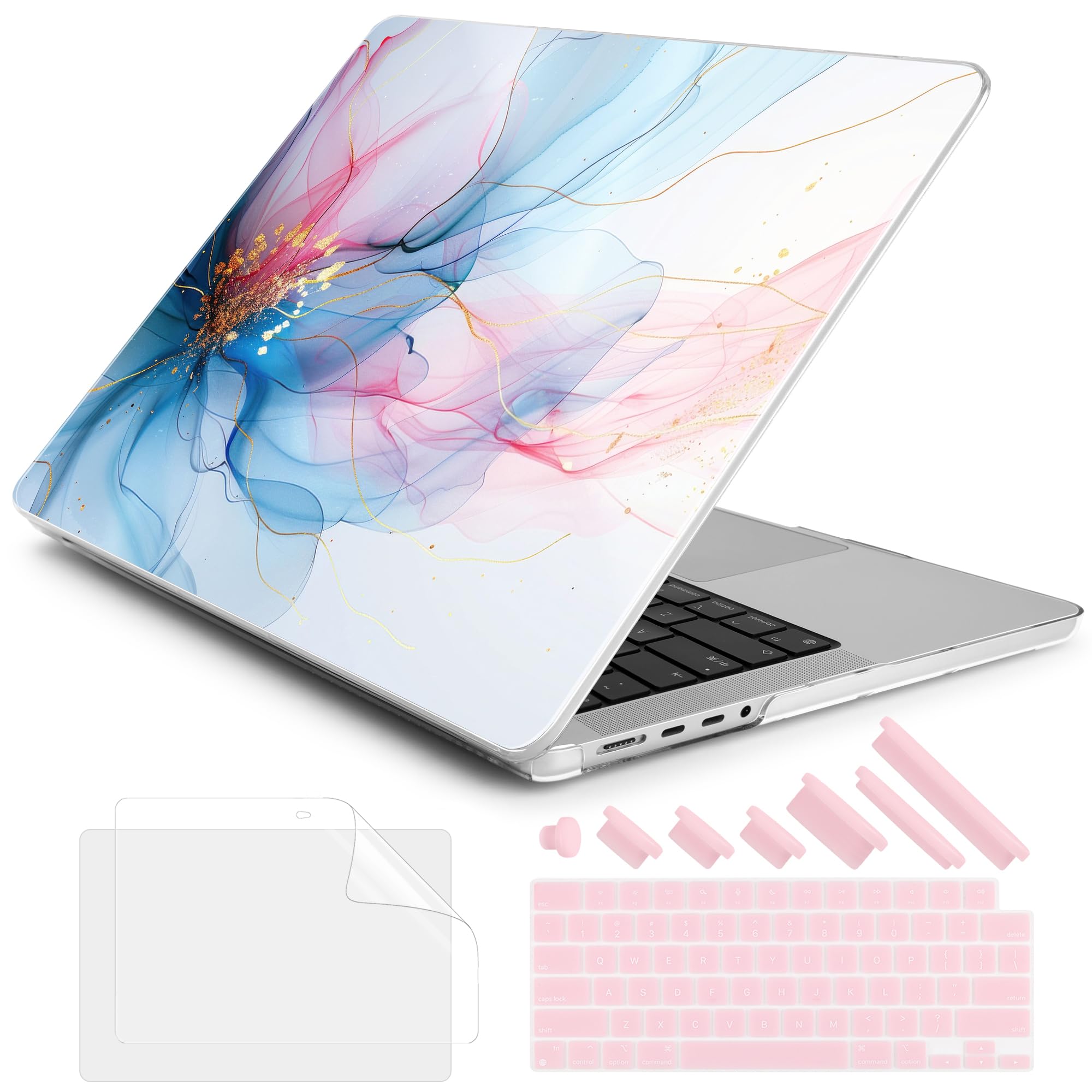 DONGKE MacBook Pro 14 Case Review 2026: Soft Flowing Color Hard Shell ...