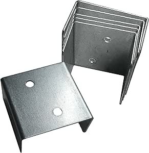 U Clip Bracket for Timber Posts, Anti Rattling Secure Fencing Clips ...