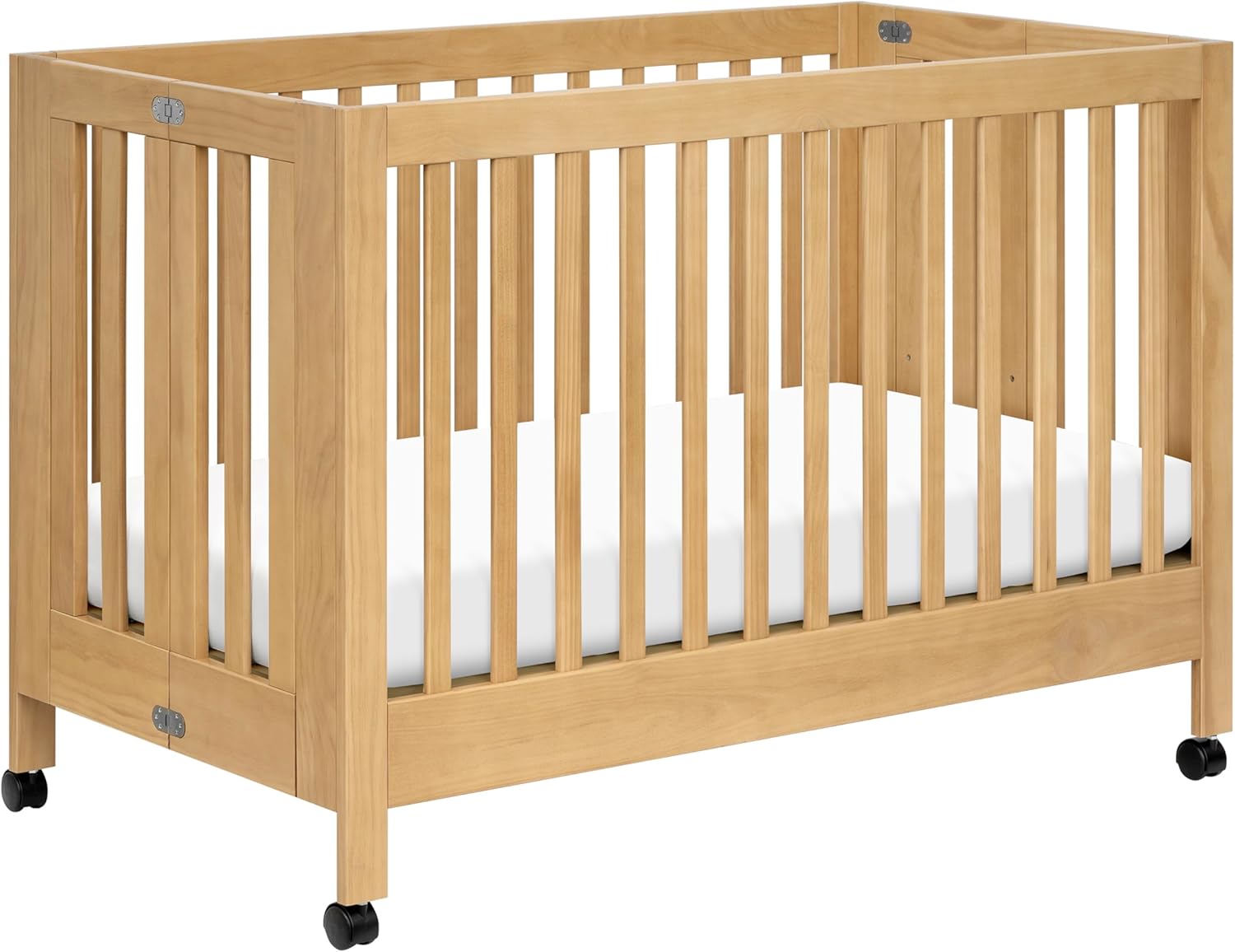 Amazon.com: babyletto Maki Full-Size 2-in-1 Portable Folding Crib with ...