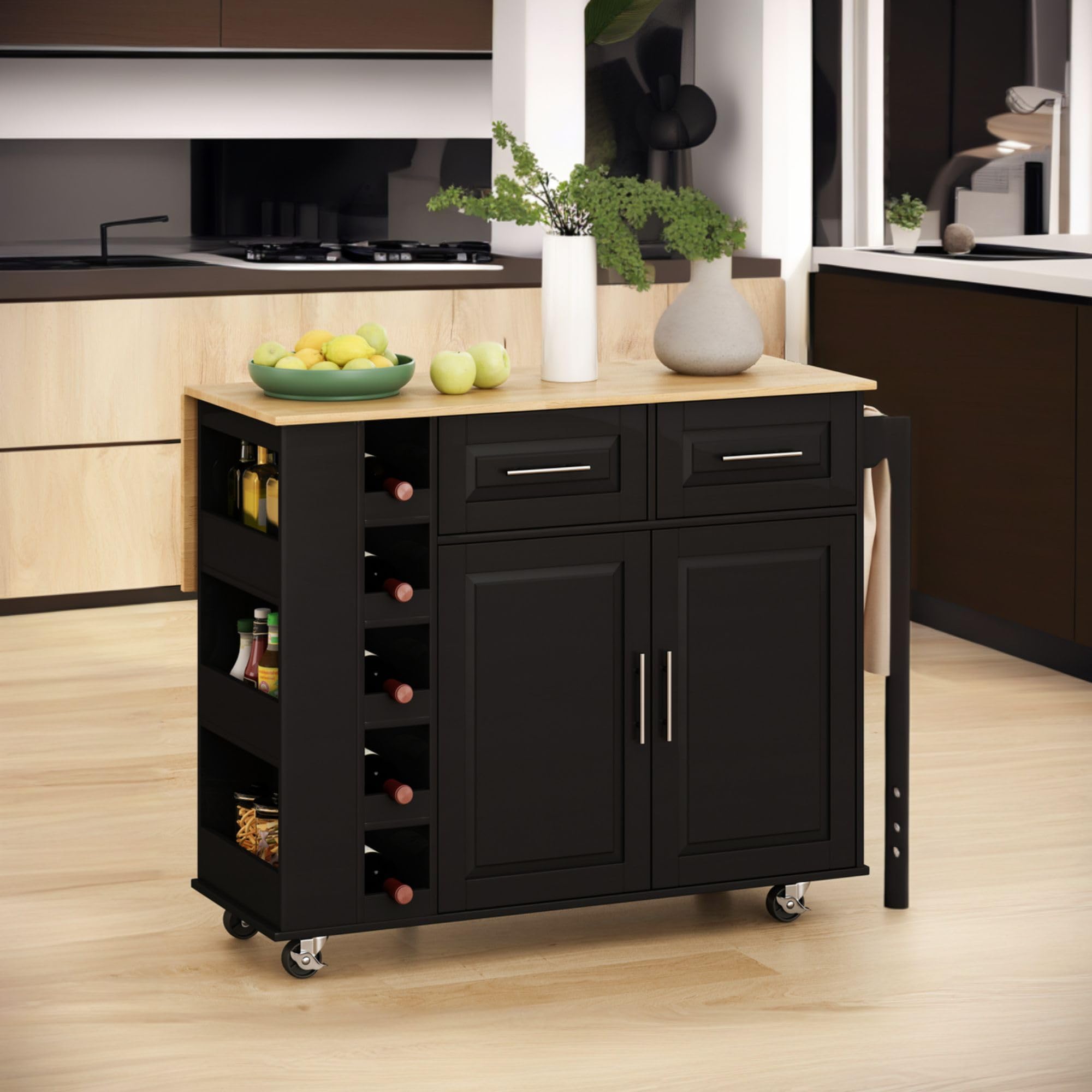 Snapklik.com : NicBex Kitchen Carts On Wheels Multi-Functional Kitchen ...