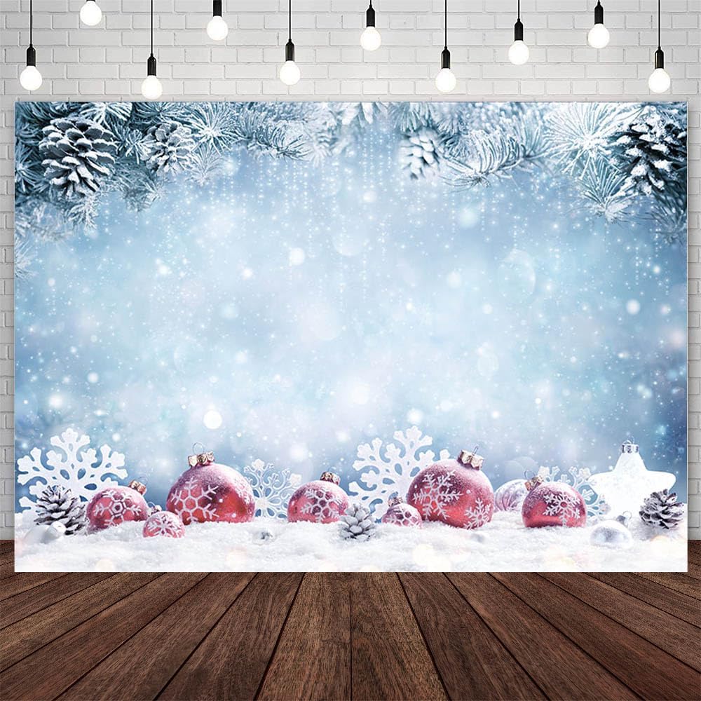 Amazon.com : AIBIIN 7x5ft Winter Wonderland Backdrop for Photography ...