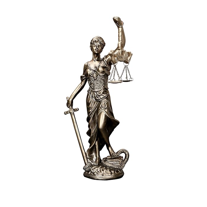 Buy TYBBLY 12 in Lady of Justice Statue Lady Justice Law Statue Blind ...