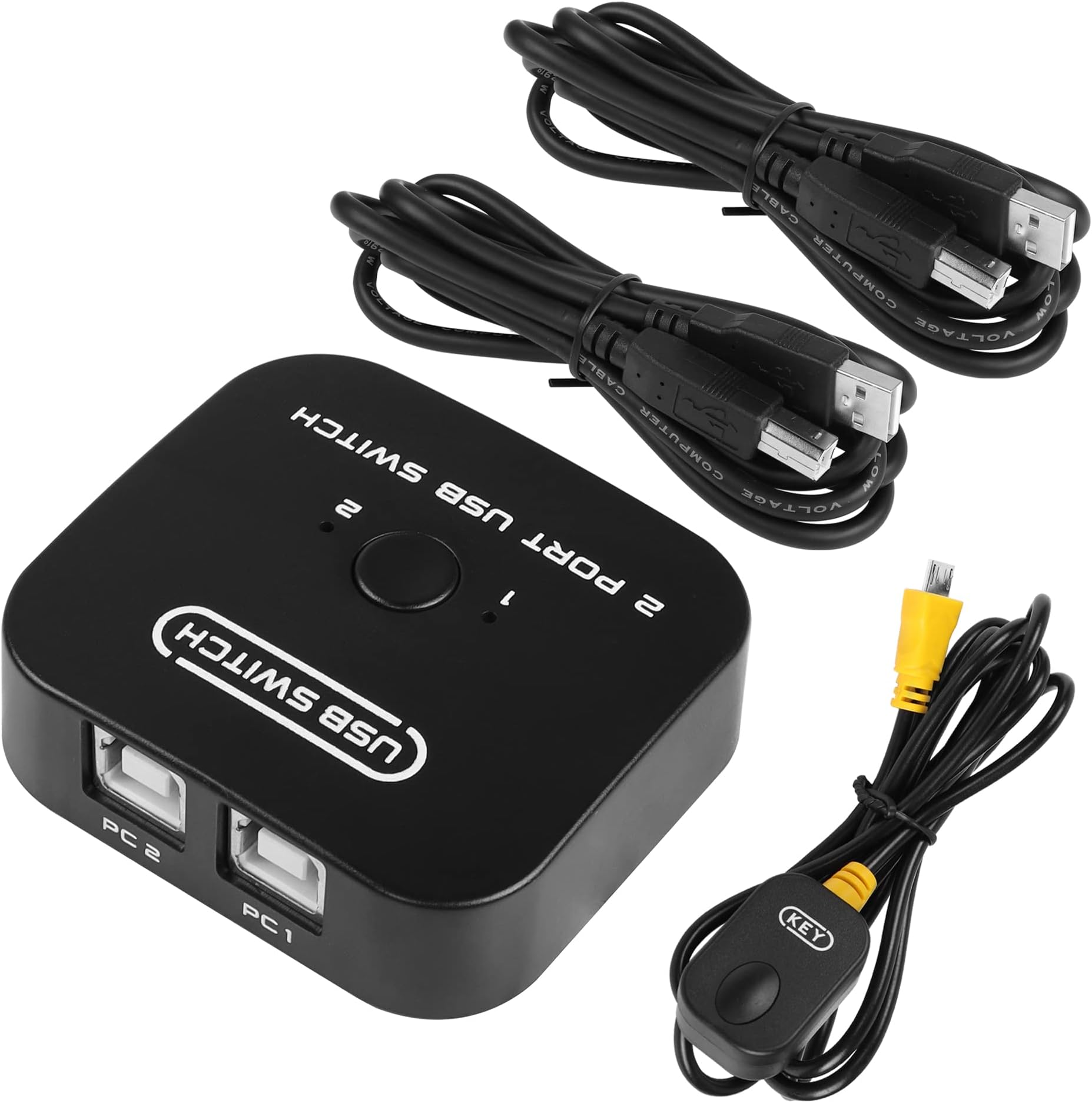 Amazon.com: EEEKit 2 Port USB 2.0 Manual Printer Scanner Sharing Switch ...