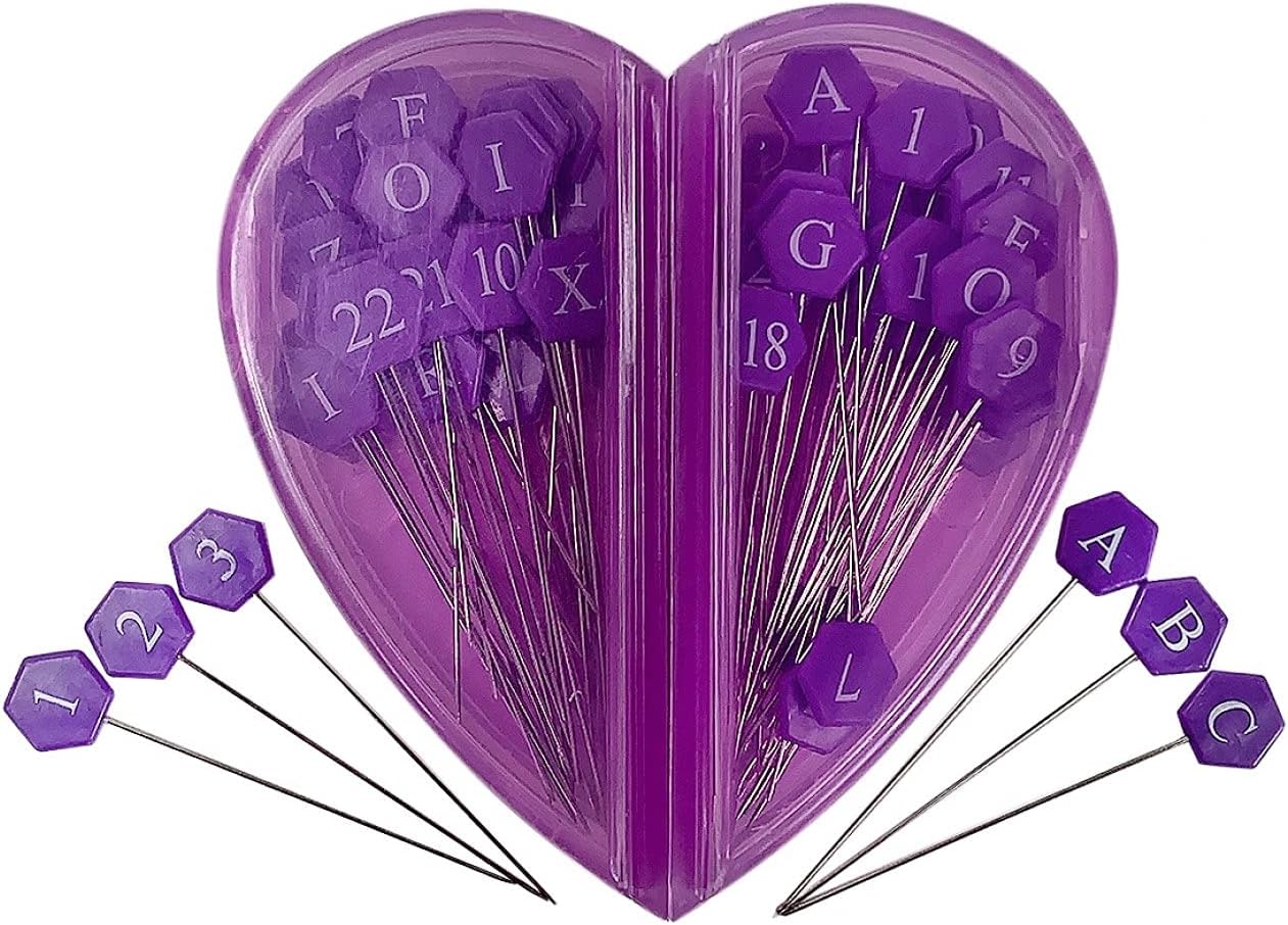Amazon.com: Sew Easy Decorative Numbered Pins: 43mm