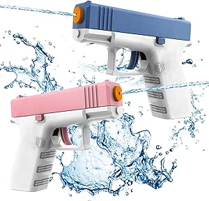 Amazon.com: Cool Small Manual Water Guns 2 Pack - Super Squirt Water ...