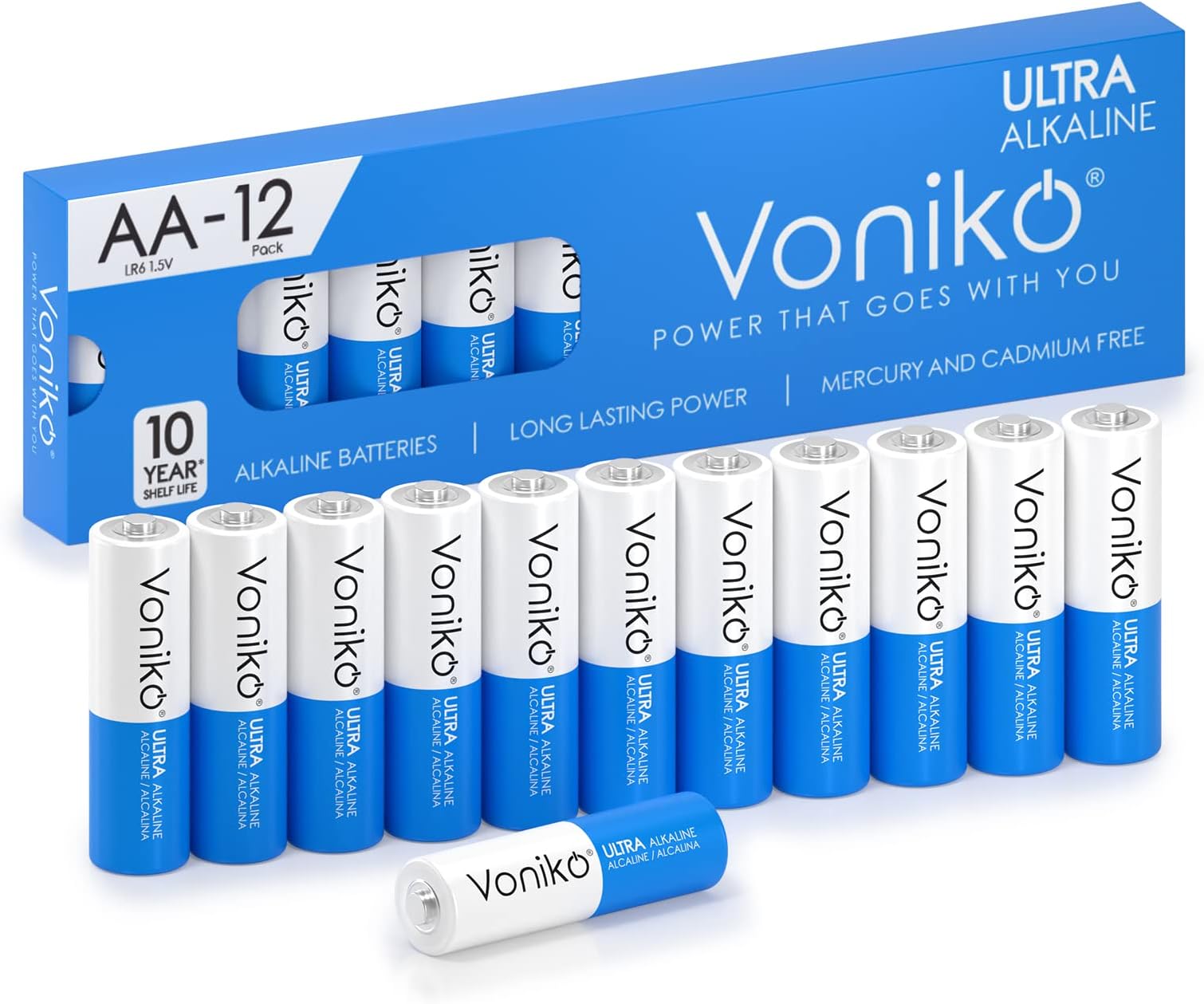 Amazon.com: Fuji Enviromax Super Alkaline AA + AAA Battery 48 Pack ...